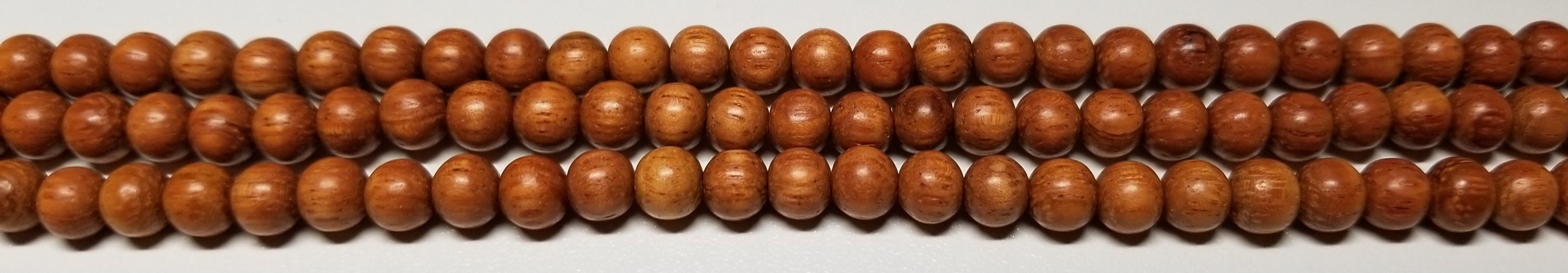 Bayong Wood Round Beads, Bayong Wood, Beads, Wood Beads, 16in Strand ...