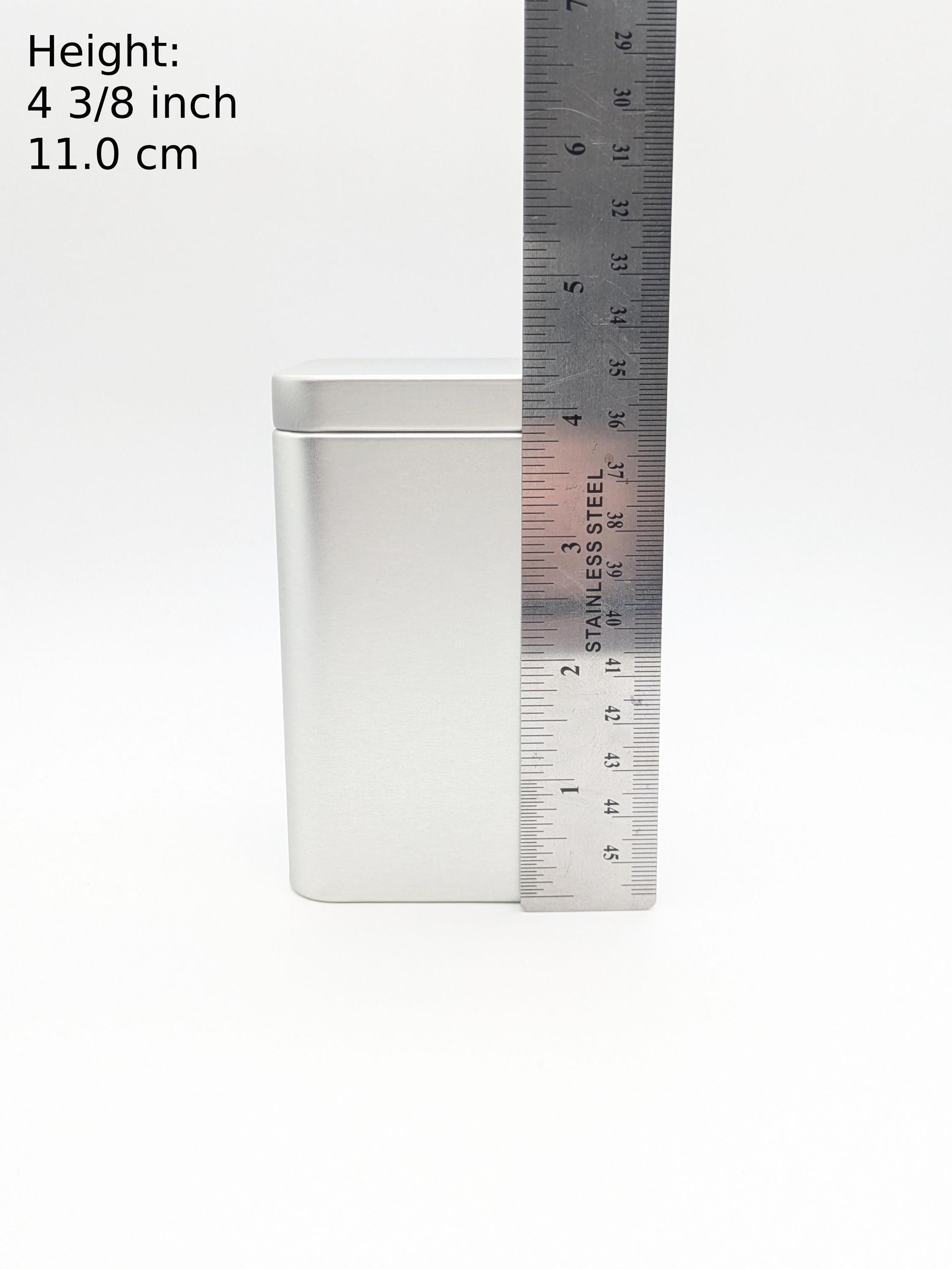 Large Square Tin for Tea or Snacks, Chiyogami Washi Paper Year of the ...