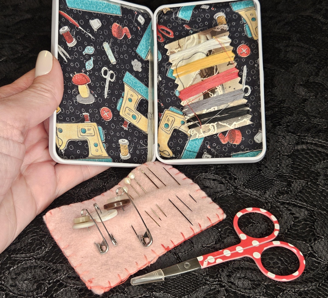 Sewing Kit Tin Box - Etsy