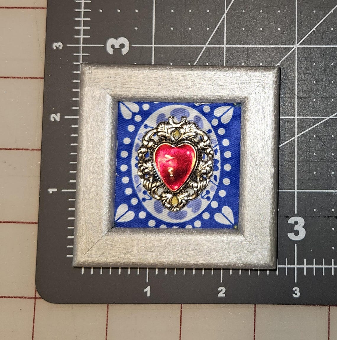 Mini Hearts Framed - Etsy