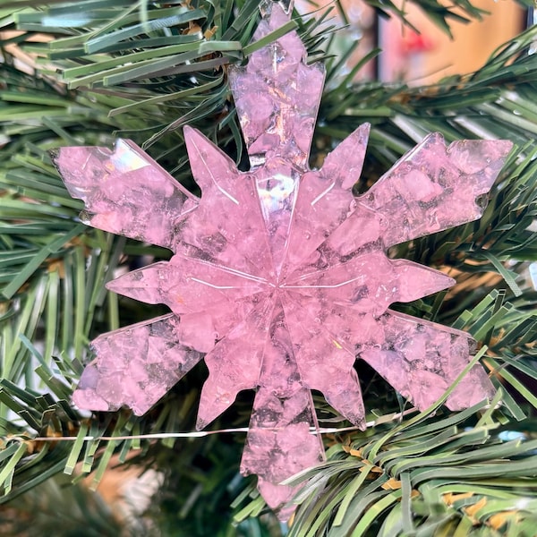 Snowflake Crystal Ornament - Etsy