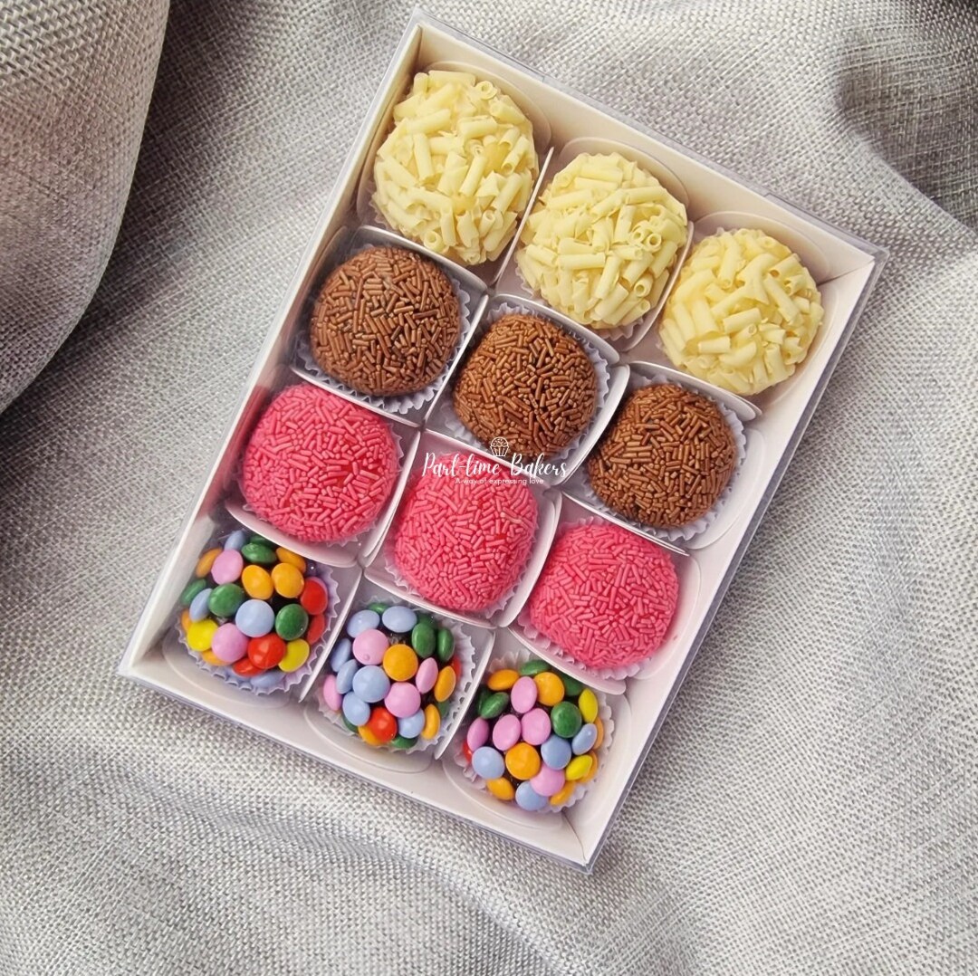 Gift Box of 12 Brigadeiros Brazilian Truffles, Gift Idea, Handmade Item ...