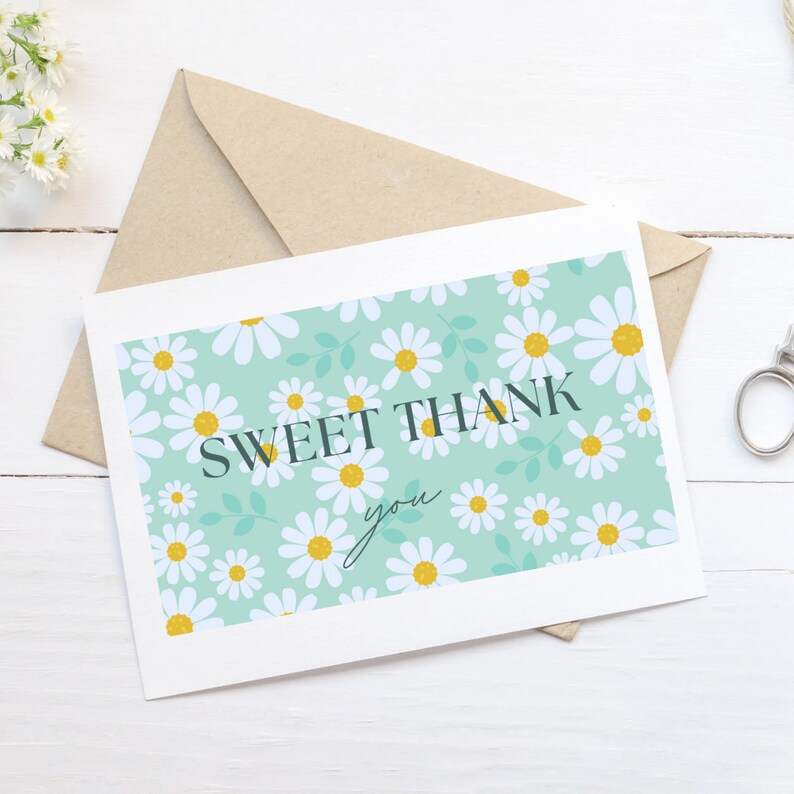 Editable Thank You Card for Canva // for Bakers, Appreciation Card ...