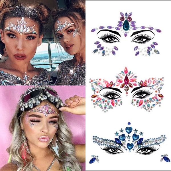 Face Jewels - Etsy