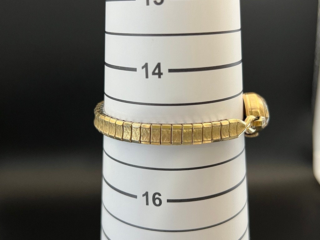 Jules Jurgensen 10K Gold Filled Women's Watch, Art Deco Design, Diamond ...