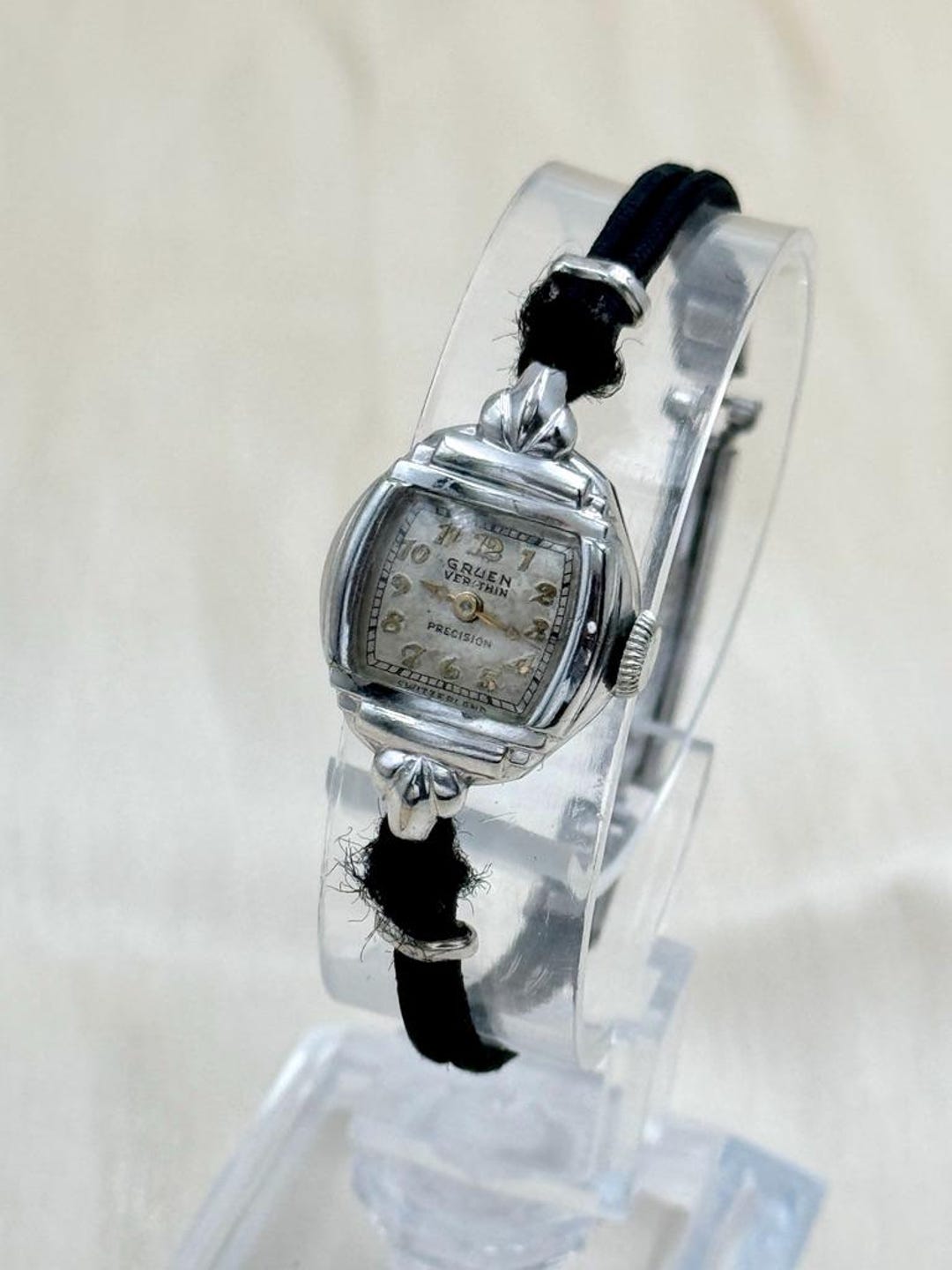 Vintage Gruen Veri-thin Ladies Mechanical Windup Watch 10k Gold Filled ...