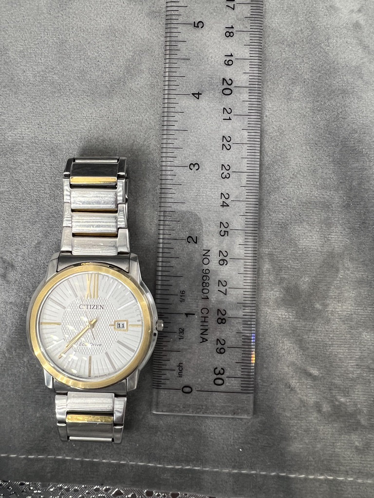 Vintage Citizen J810 Eco-drive Men's Watch Sophisticated Silver and ...