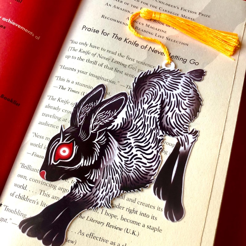 Unique Bookmark Rabbits - Etsy