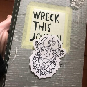 Lil’ Baphy || Baphomet Sticker || Water + Weatherproof - Etsy