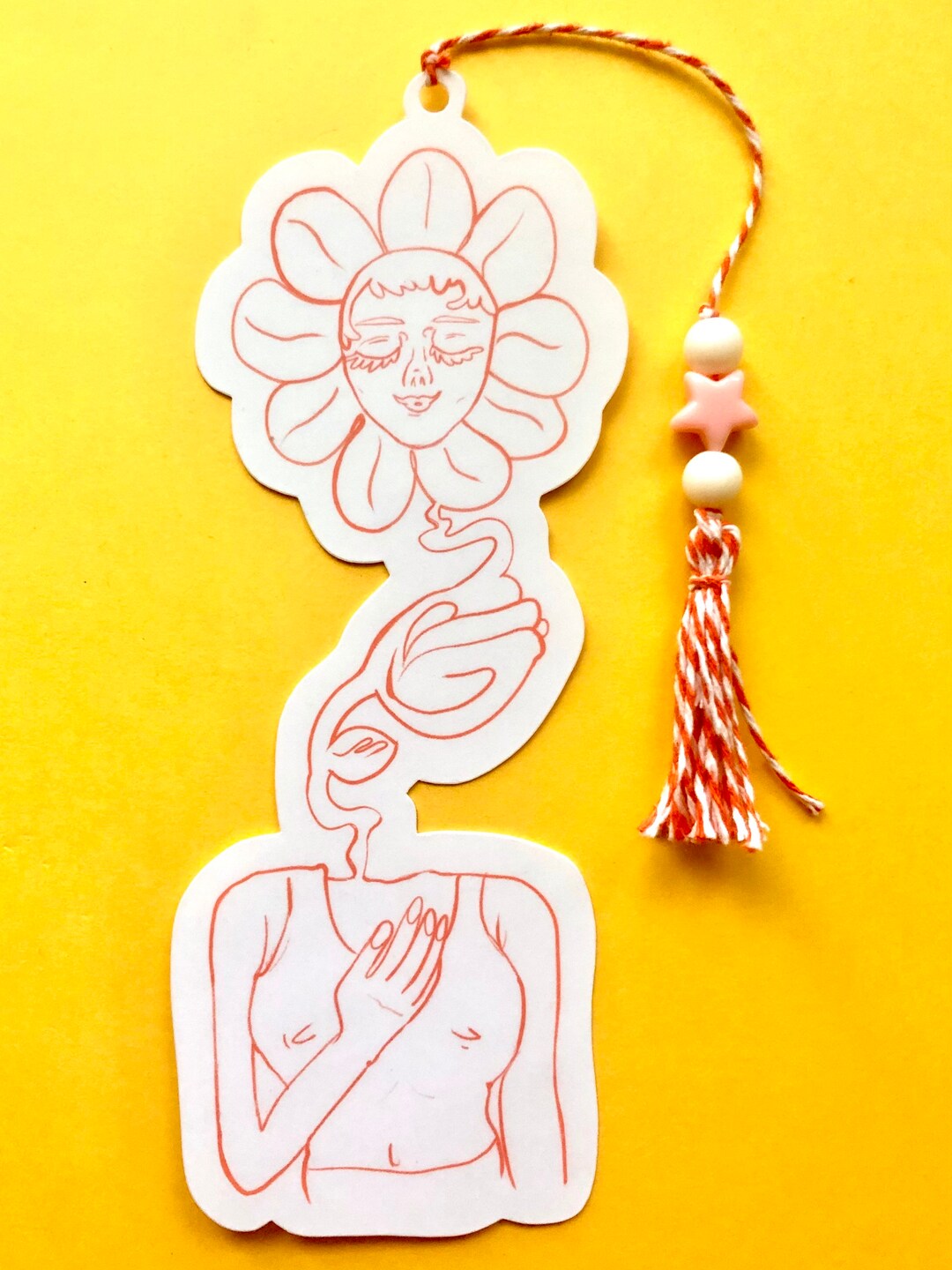 Flower Person Bookmark || Beautiful, Floral, Tender || of the Love Only ...
