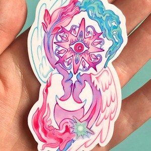 Bisexual Biblically Accurate Angel || Bi Pride Sticker || Waterproof ...