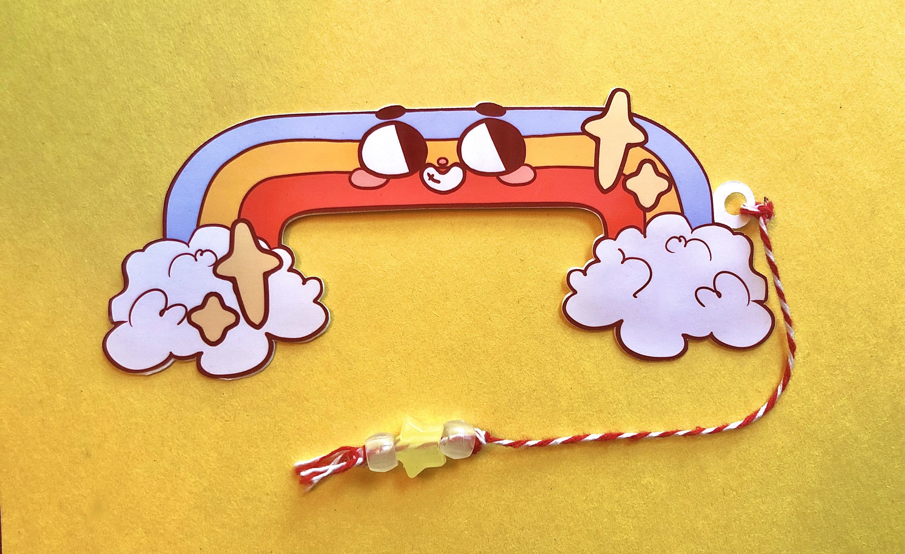 3 Cute N’ Colorful Brookemarks || Bookworm, Cat, Rainbow Bookmarks (now ...