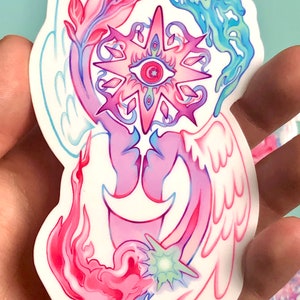 Bisexual Biblically Accurate Angel || Bi Pride Sticker || Waterproof ...