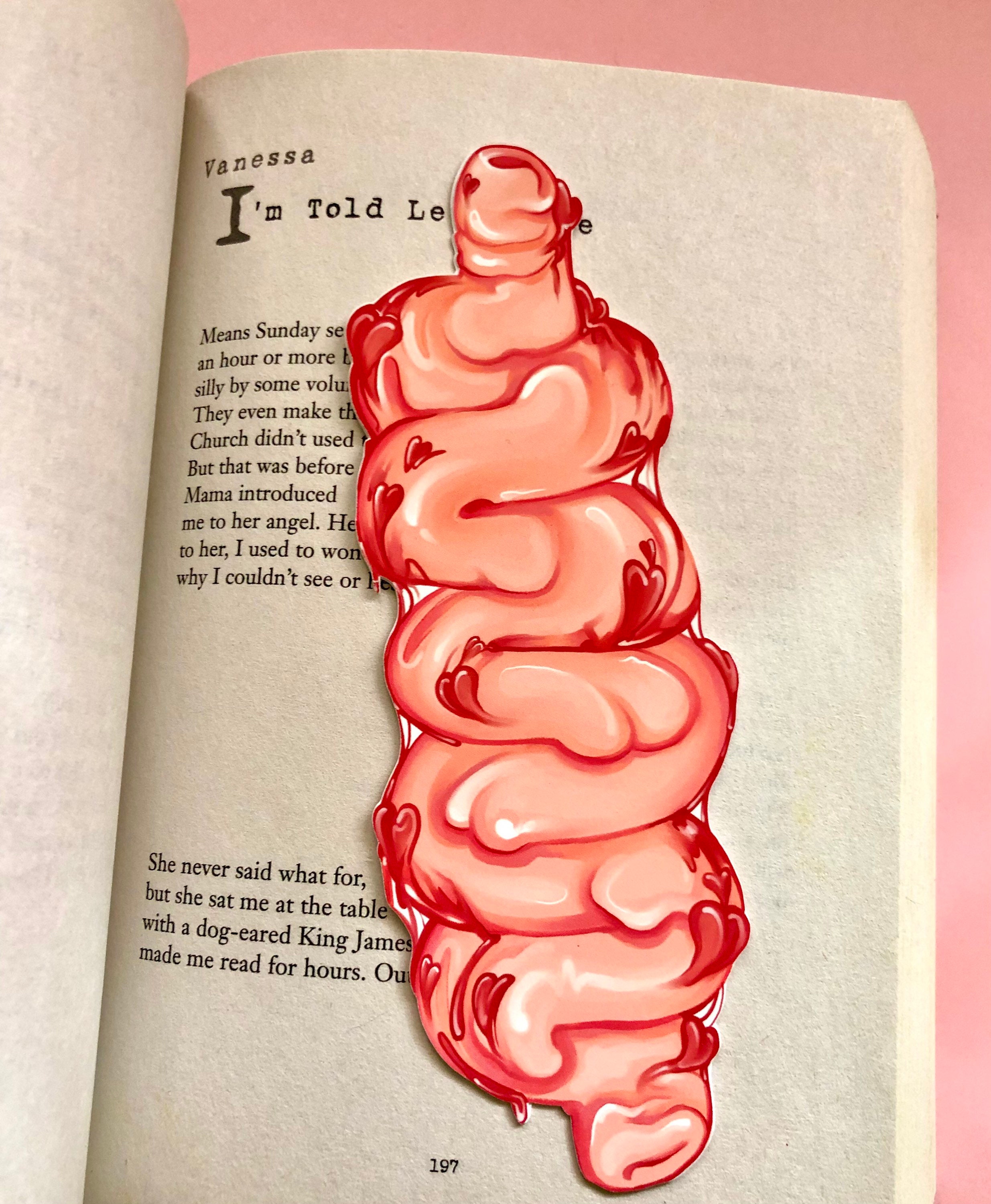Gore Lovers Bookmark || Bloody Heart Viscera Boomark || Now Laminated ...