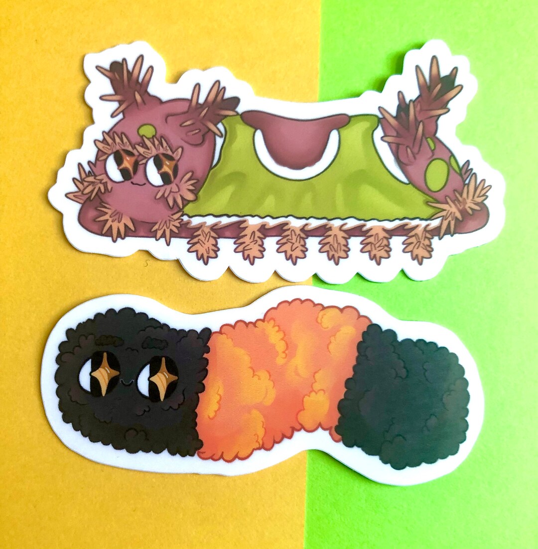 Cutie Crawlies || Caterpillar Stickers || Waterproof + Weatherproof - Etsy