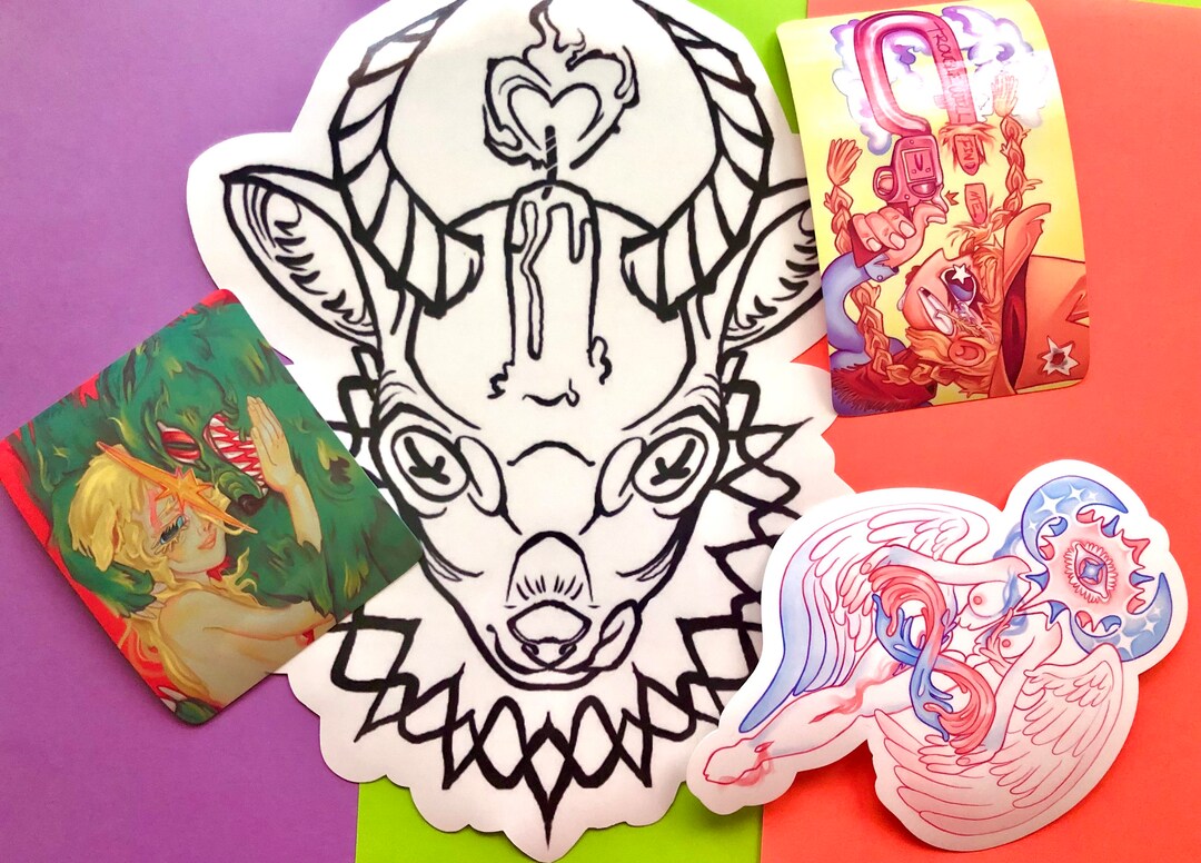 JUMBO Stickers! || Any Sticker, 4in - 10.8 In| Waterproof ...