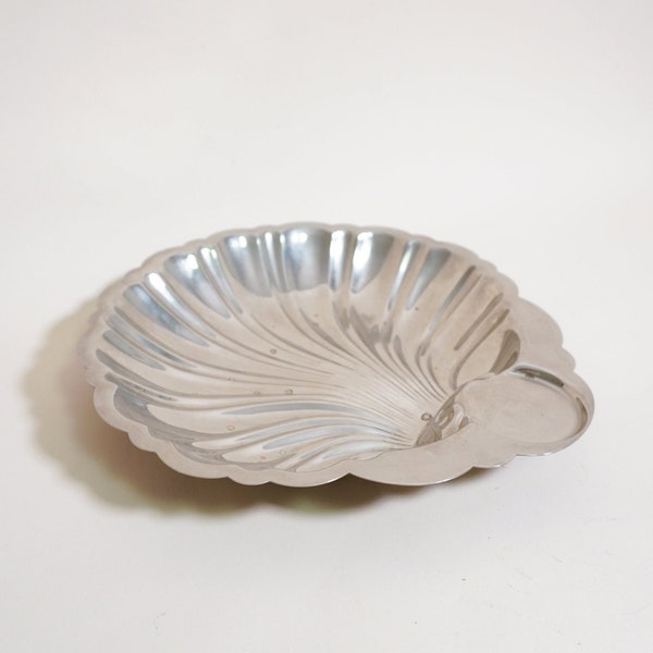 Antique Silver Shell Tray - Etsy