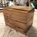 Reclaimed Barnwood Cremation Urn and Gold Resin - Etsy