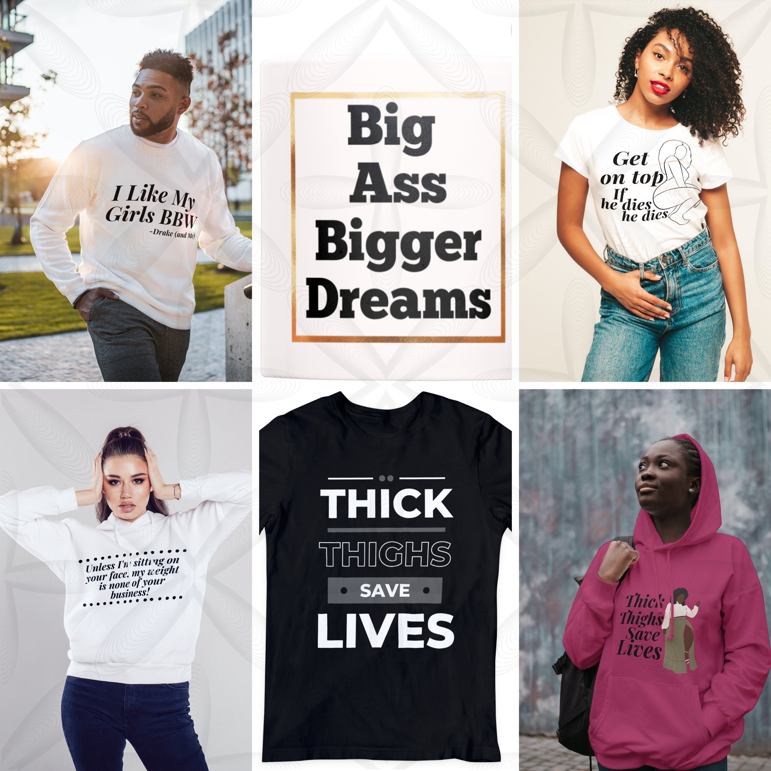 30 Plus Size Quotes Bundle SVG JPG PNG Files T-shirts Rolling - Etsy