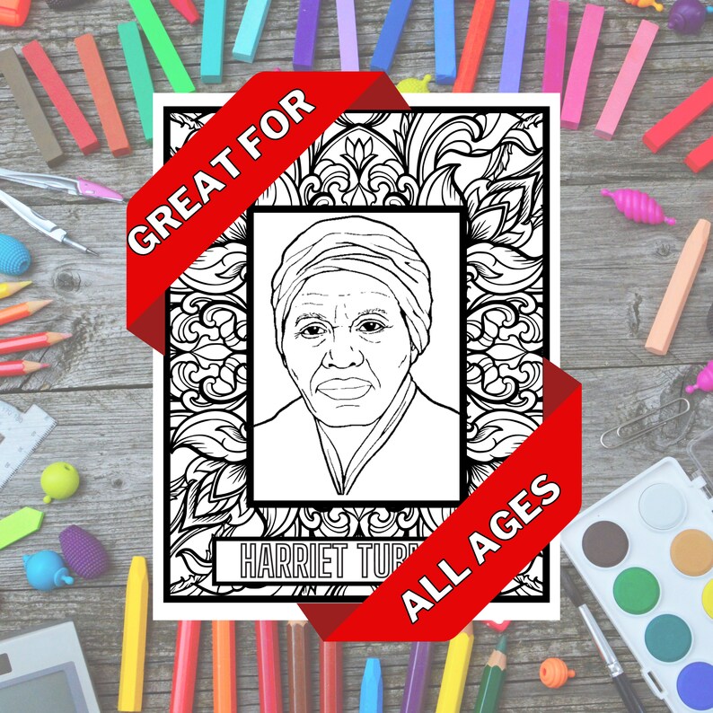 Black History Coloring Pages | Great for All Ages | Mandala Coloring ...