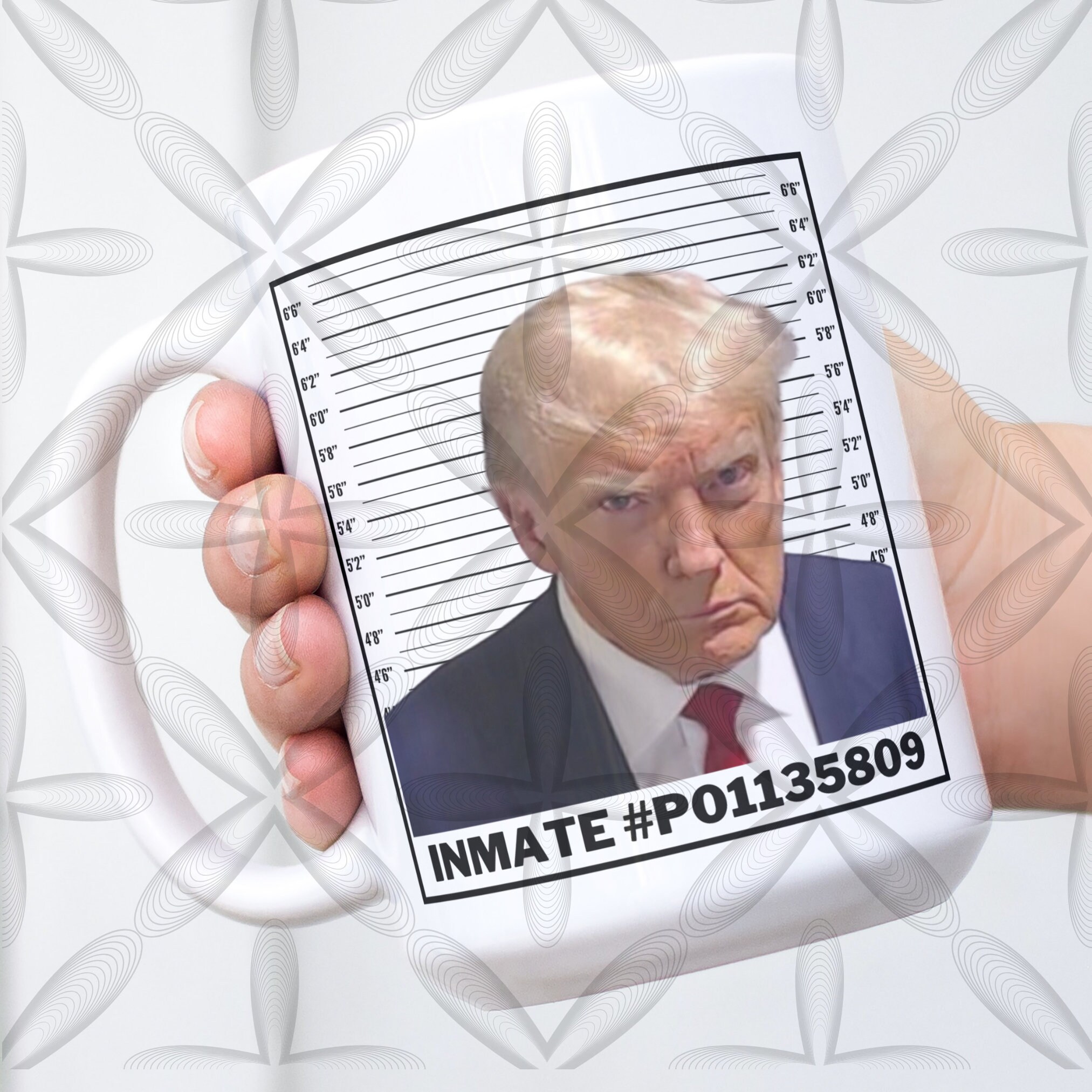 Donald Trump Official Mugshot Bundle SVG Jpg PNG for Mugs T-shirts ...
