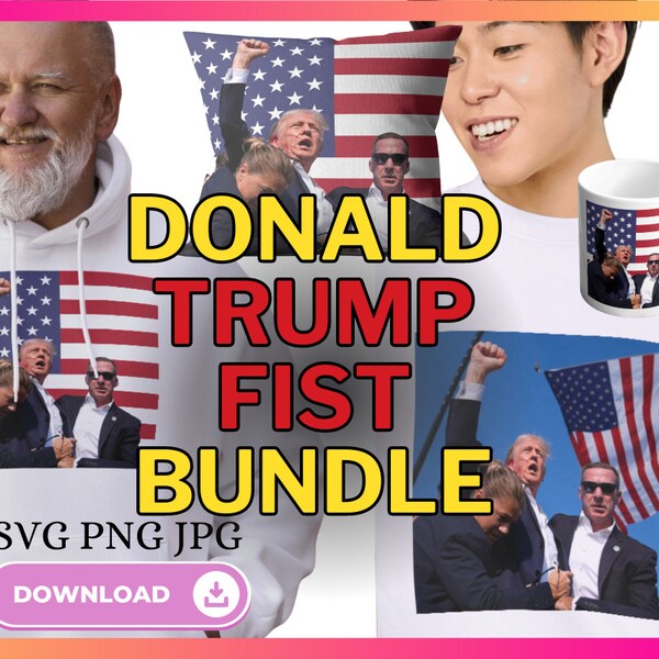 Trump Fist Flag Svg - Etsy