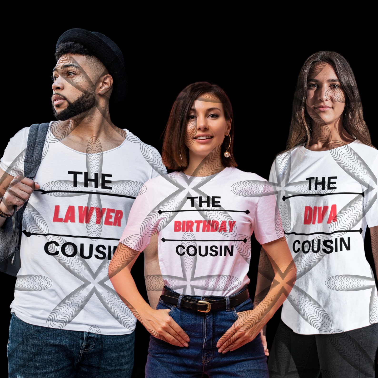 100 Cousin Quotes Bundle SVG JPG PNG Instant Download Files T-shirts ...