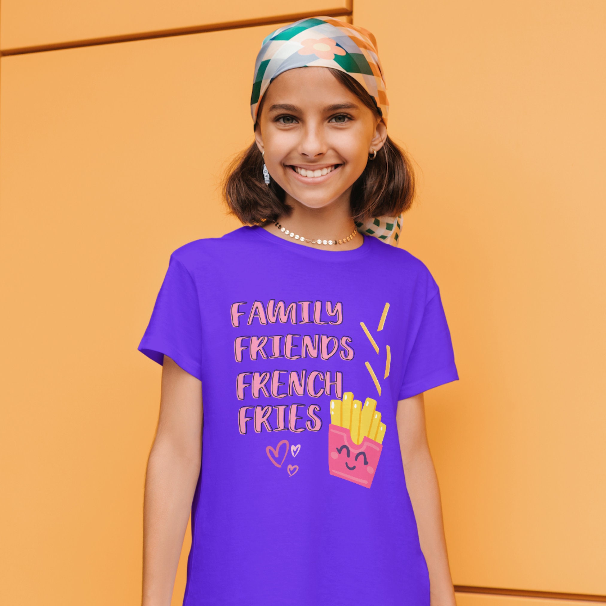 Family Friends French Fries Text SVG PNG JPG Cute Funny Design Great ...