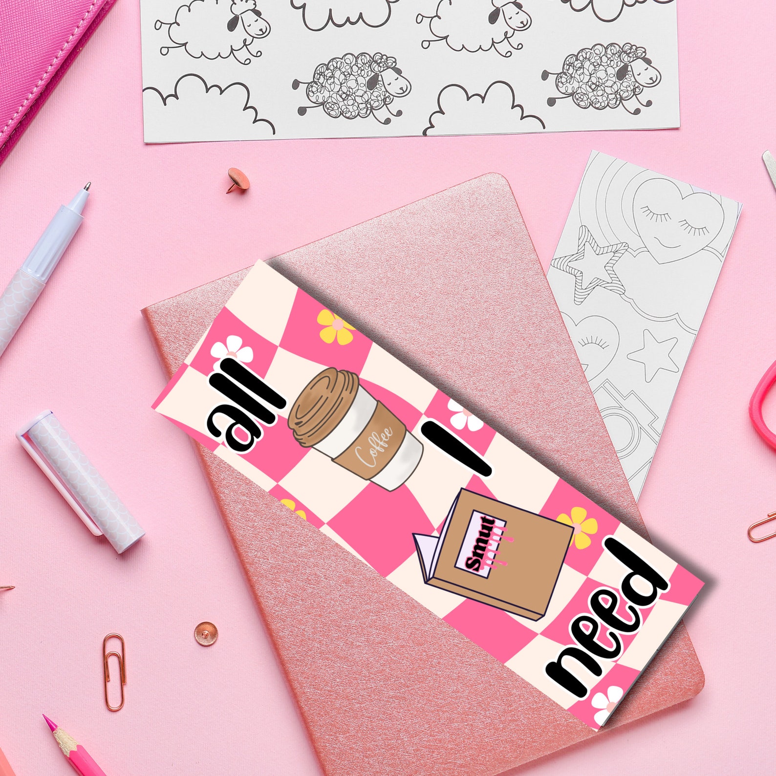 Smut Bookmarks Set of 3 | SVG PNG | Spicy Bookmark Bookish Book Lover ...