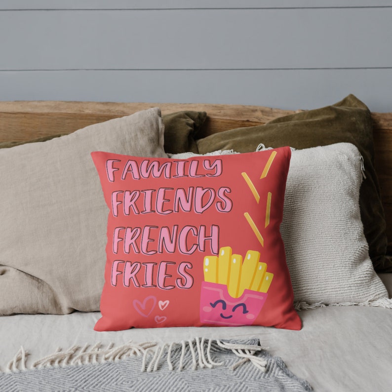 Family Friends French Fries Text SVG PNG JPG Cute Funny Design Great ...