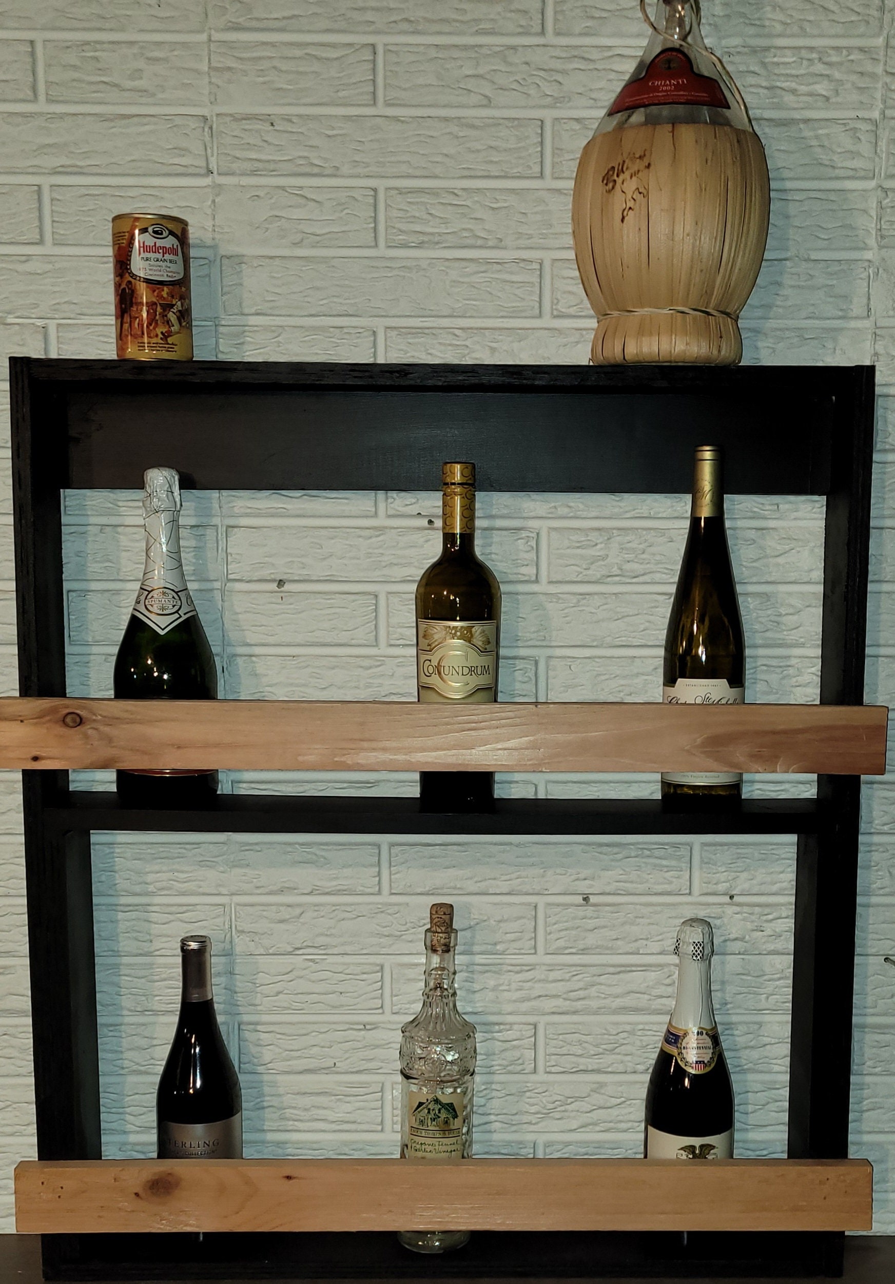 Handmade Liquor Wall Shelf - Etsy