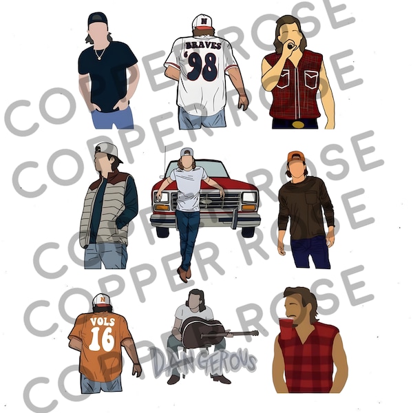 Morgan Wallen Clip Art - Etsy
