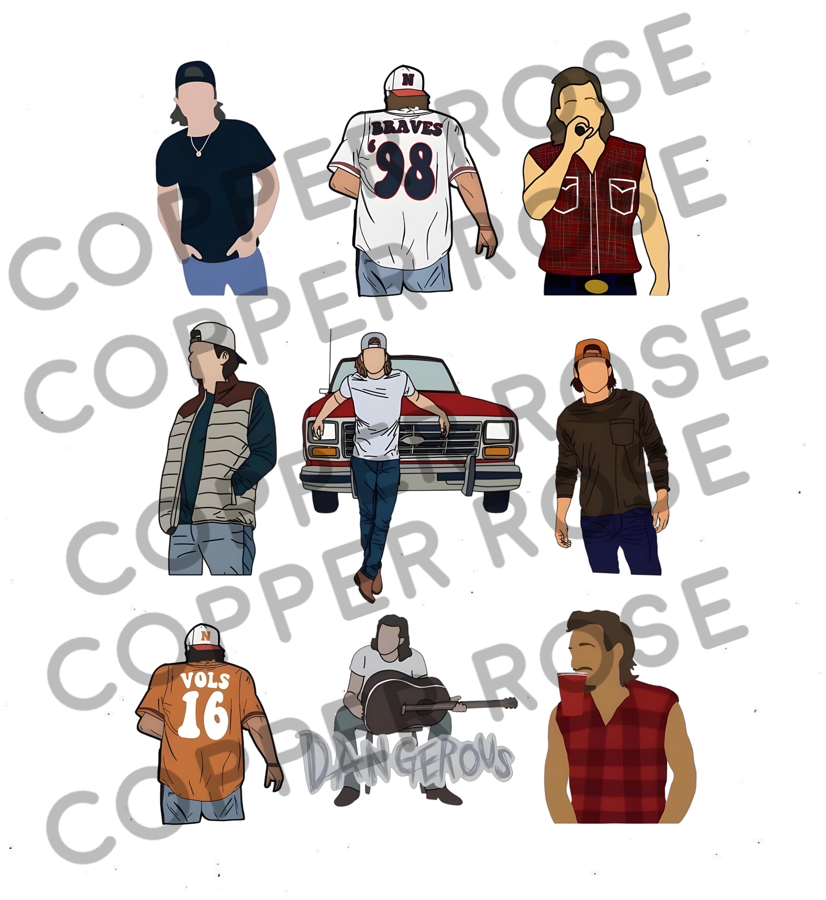 Morgan Wallen PNG - Etsy