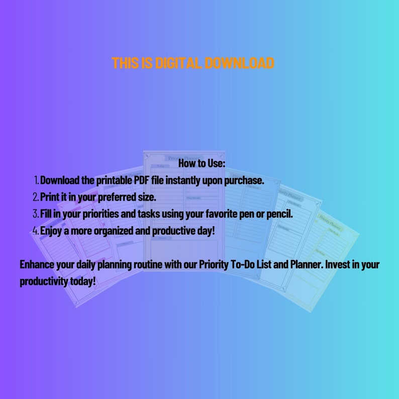 Priority to Do List,priority Task List,priority Matrix,priority ...