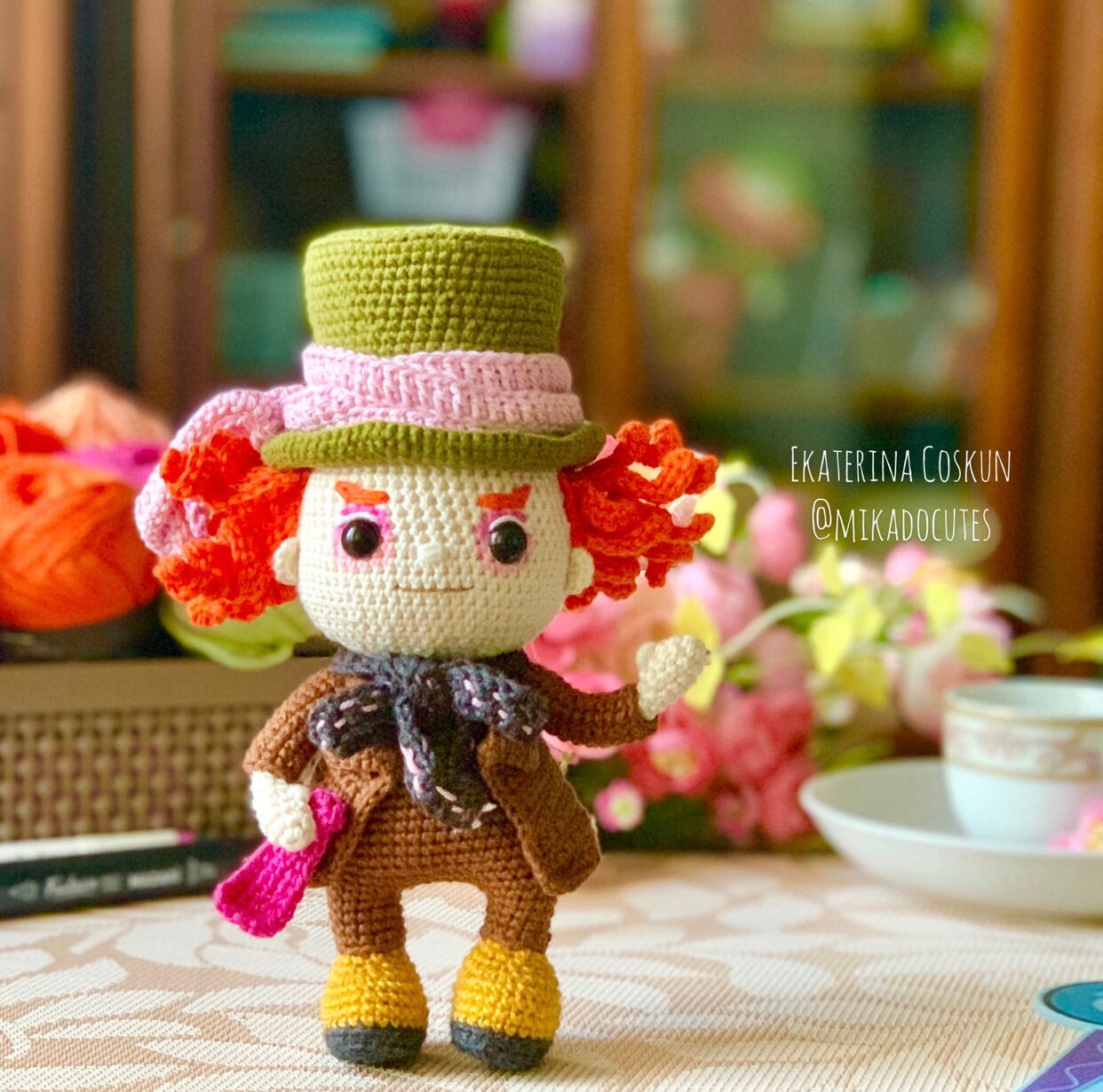 Crochet Pattern Mad Hatter Crochet Pattern Mad Hatter Etsy
