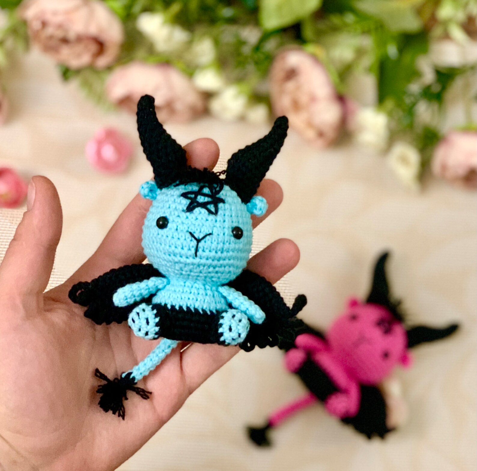 Crochet Pattern: Baphomet Crochet Pattern Cute Tiny Baphomet - Etsy