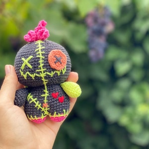 Crochet Pattern: Cute Voodoo Amigurumi Crochet Pattern, Voodoo Doll ...
