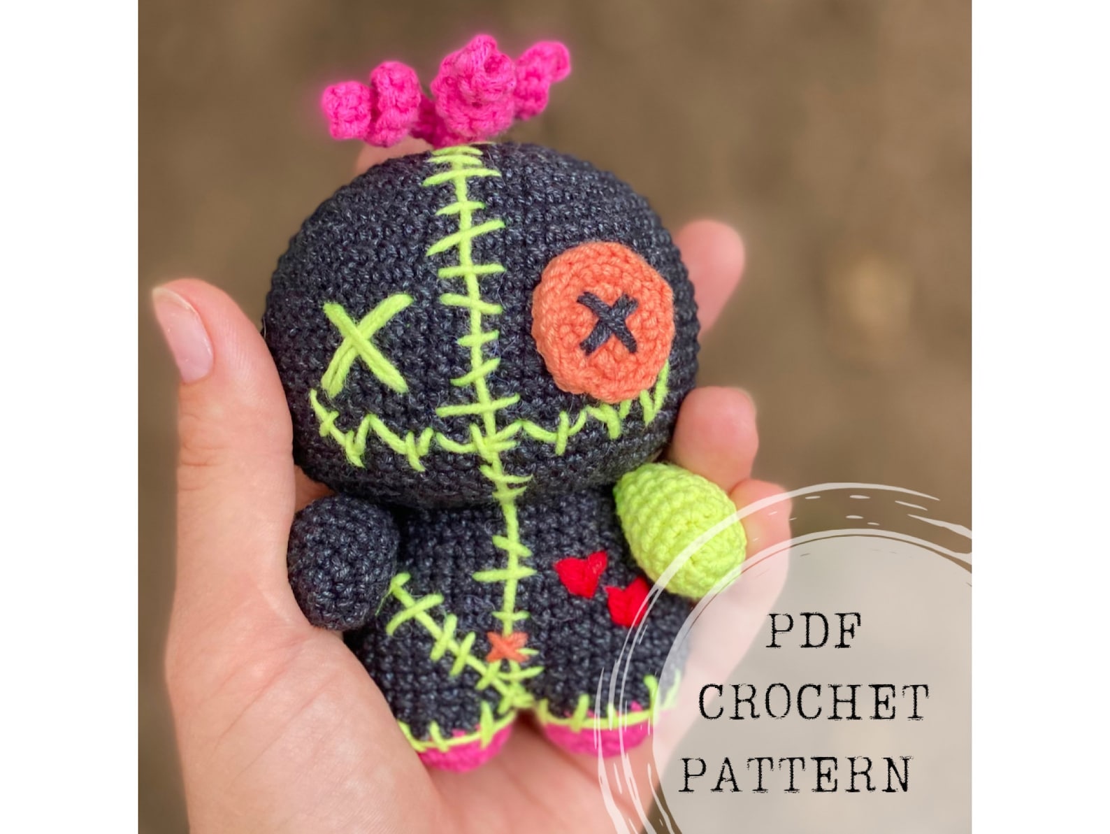 Crochet Pattern: Cute Voodoo Amigurumi Crochet Pattern Voodoo - Etsy