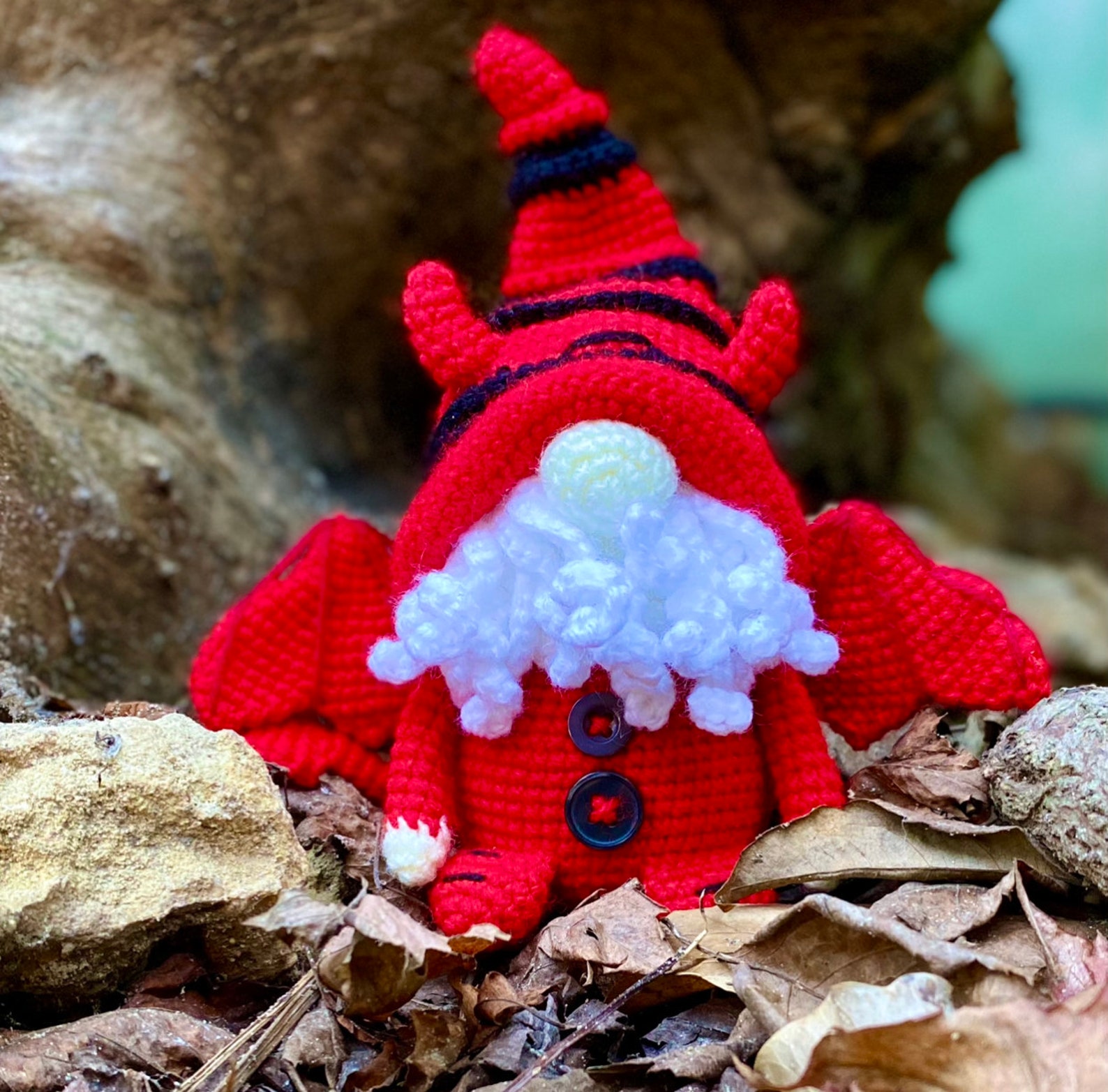 Crochet Pattern: Red Devil Gnome Crochet Pattern Halloween - Etsy