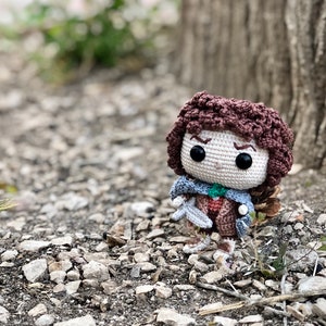 Frodo Baggins Crochet Doll Pattern: Fan Art, Funko POP Style (PDF ...