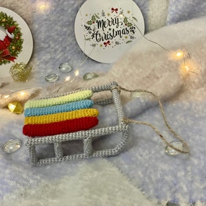 Crochet Pattern: Sledge Crochet Pattern, Winter Amigurumi, Christmas ...