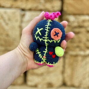 Crochet Pattern: Cute Voodoo Amigurumi Crochet Pattern, Voodoo Doll ...