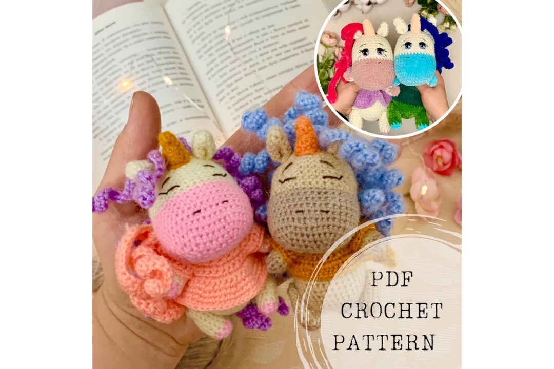 Crochet Pattern: Unicorn Crochet Pattern, Baby Unicorn Amigurumi ...
