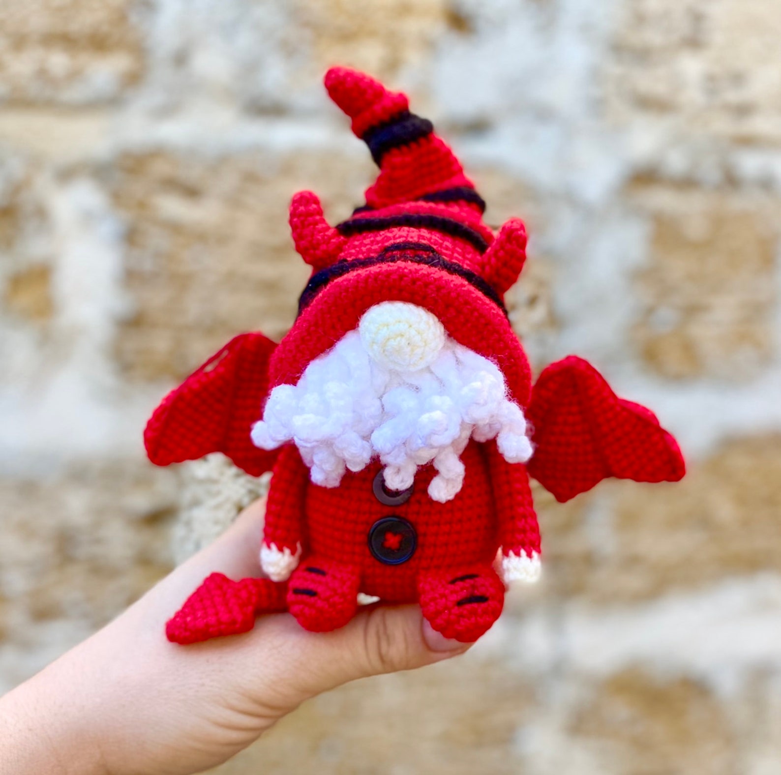 Crochet Pattern: Red Devil Gnome Crochet Pattern Halloween - Etsy