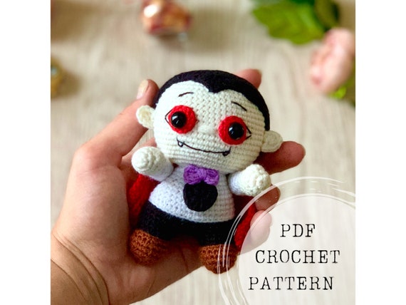 Crochet Pattern: Dracula Fun Art Doll Amigurumi Crochet - Etsy