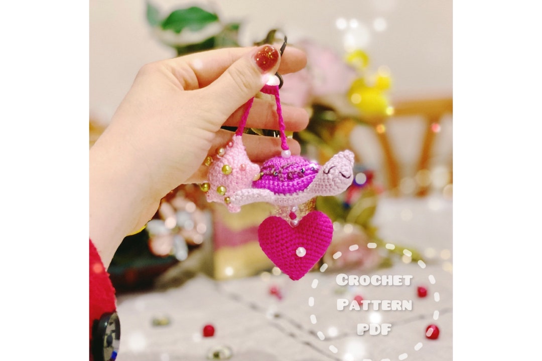 Crochet Pattern: Turtle in Love Crochet Pattern, Love Amigurumi, St ...
