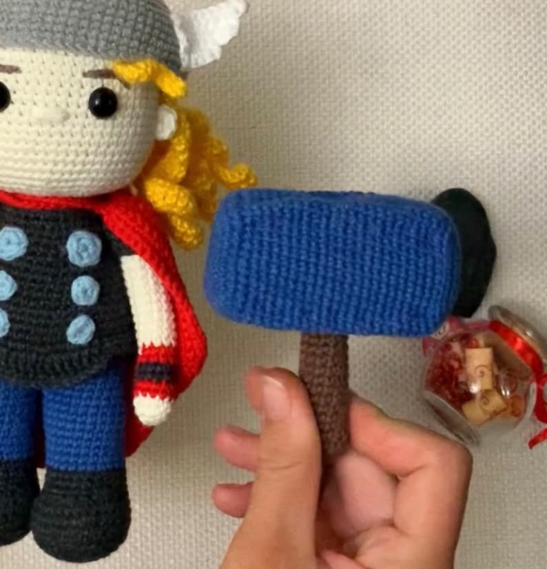 Crochet Pattern: Thor Fan Art Crochet Pattern Thor Amigurumi - Etsy