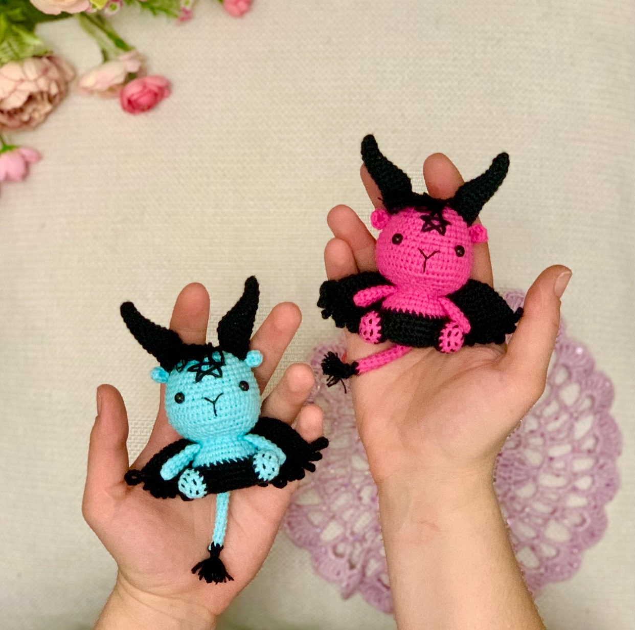 Crochet Pattern: Baphomet Crochet Pattern Cute Tiny Baphomet - Etsy ...