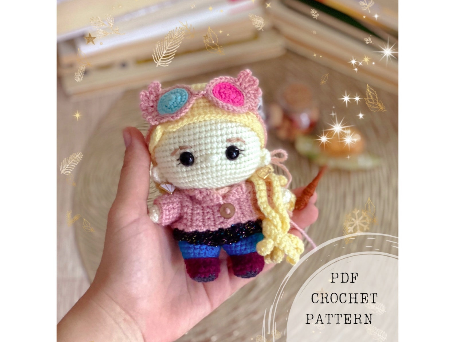 Crochet Pattern: Amigurumi Crochet Doll Witch Student Witch - Etsy