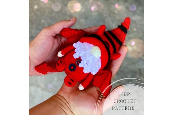 Crochet Pattern: Red Devil Gnome Crochet Pattern Halloween - Etsy